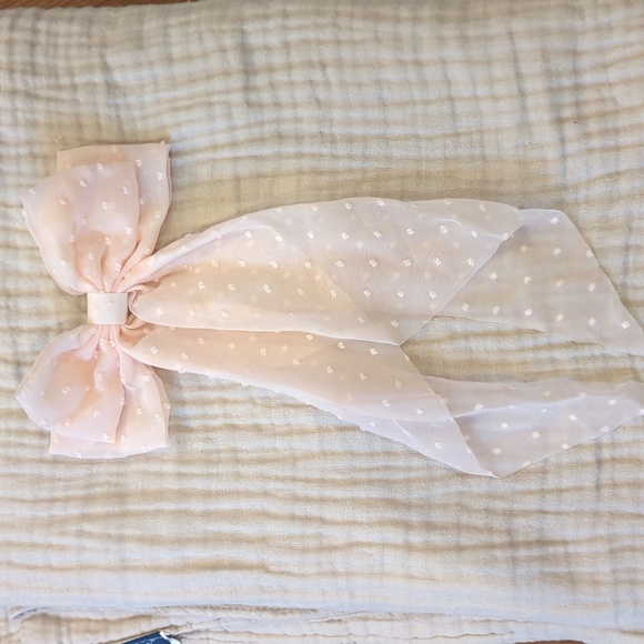Accessories | New Large Pink Hair Bow French Barrette | Poshmark